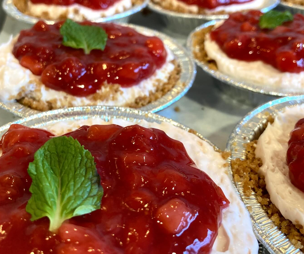 Strawberry Champagne Pie | Birdie's Pie Shop